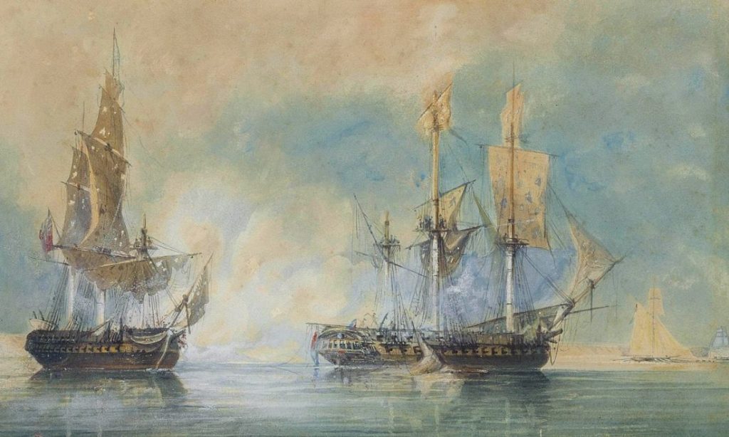 Destruction of HMS Crescent, 1808 - dawlish chronicles